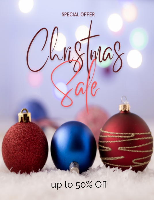 Christmas sale Template | PosterMyWall
