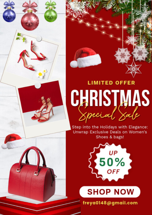 Christmas sale Template | PosterMyWall