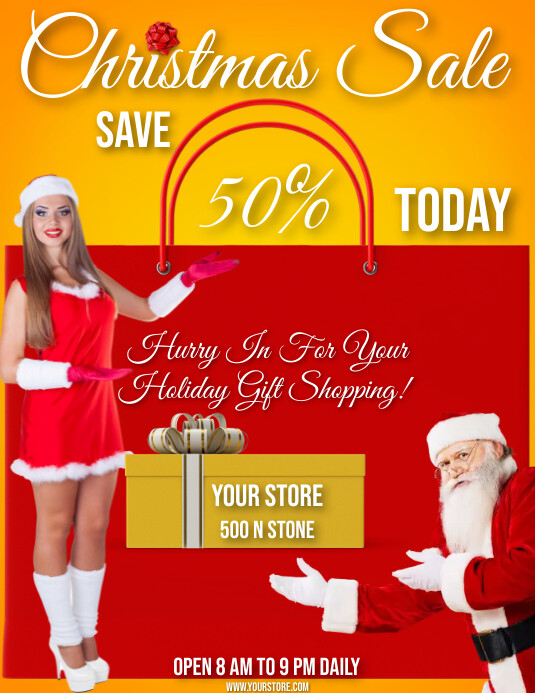 Christmas Sale Template | PosterMyWall