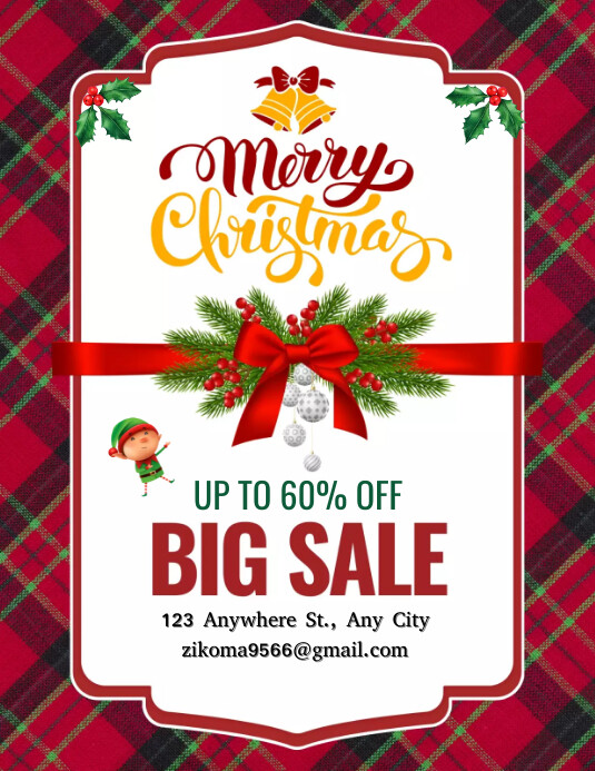 christmas sale Template | PosterMyWall