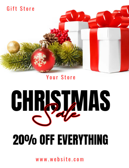 christmas sale Template | PosterMyWall