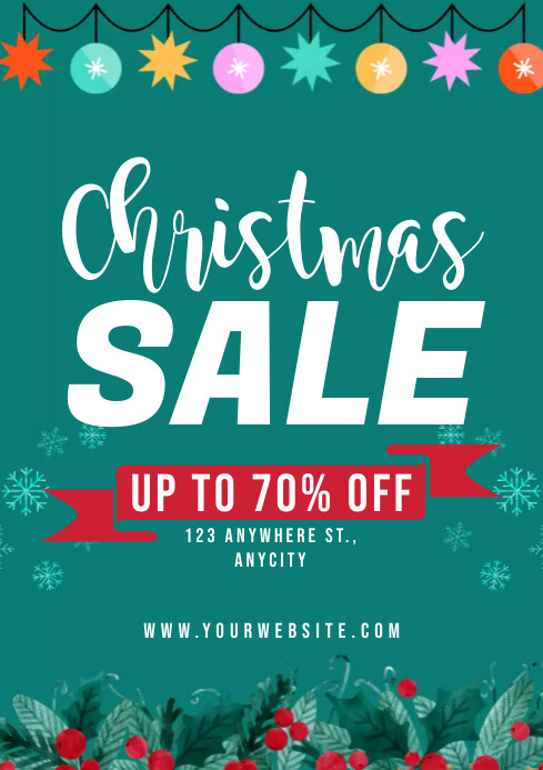 Plantilla de Christmas Sale | PosterMyWall