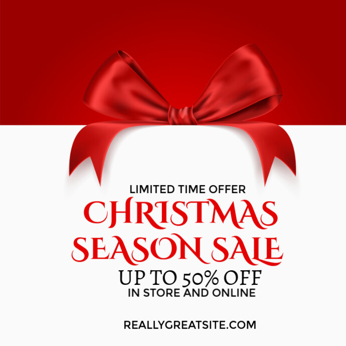 Christmas sale Template | PosterMyWall