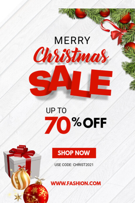 Christmas sale Template | PosterMyWall