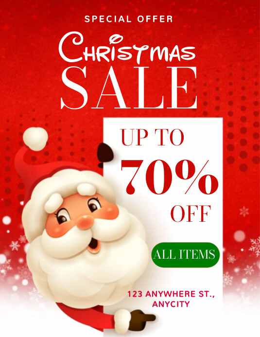 Christmas Sale Template | PosterMyWall