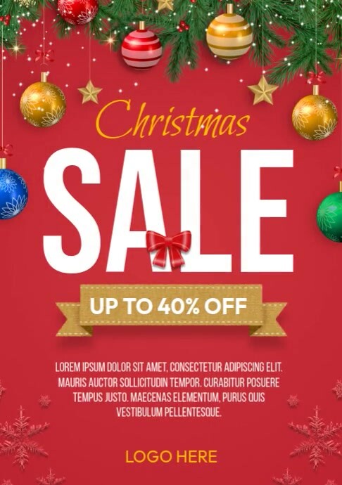 Christmas Sale Template | PosterMyWall