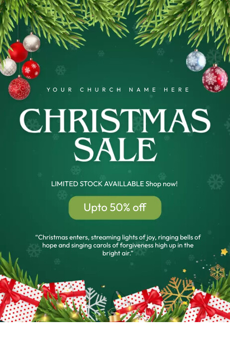 Copy of christmas sale | PosterMyWall
