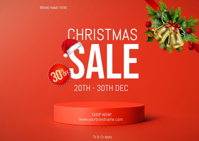 christmas sale Template | PosterMyWall