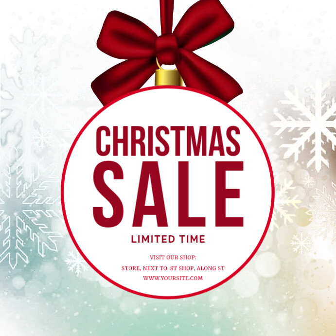 Christmas sale Template | PosterMyWall