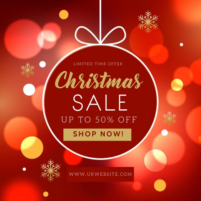 CHRISTMAS SALE DISCOUNT Design Template | PosterMyWall