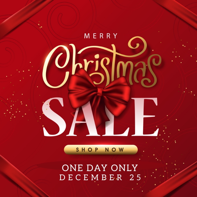 CHRISTMAS SALE DISCOUNT Design Template | PosterMyWall