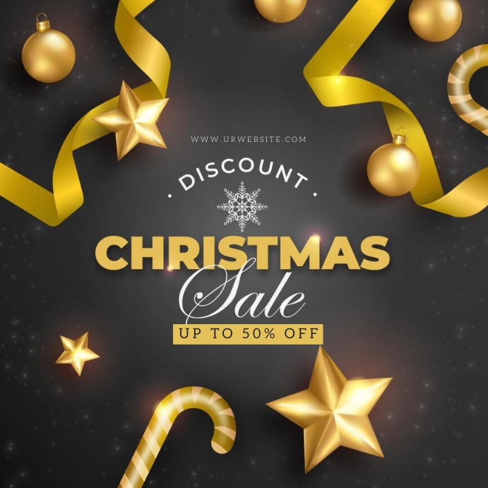 CHRISTMAS SALE DISCOUNT Design Template | PosterMyWall