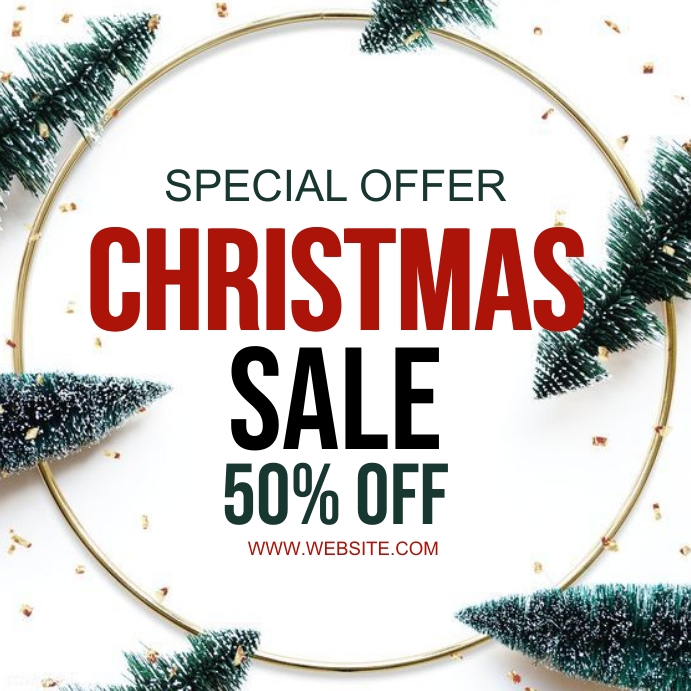 Copy of CHRISTMAS SALE EVENT Design Template | PosterMyWall
