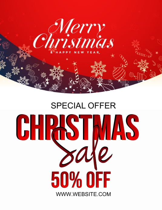 CHRISTMAS SALE EVENT Design Template | PosterMyWall