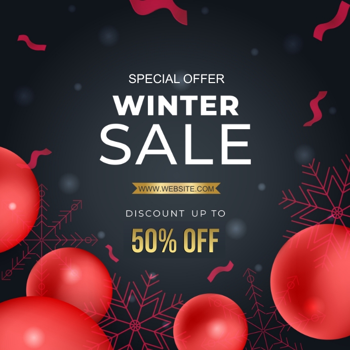 CHRISTMAS SALE EVENT Design Template | PosterMyWall