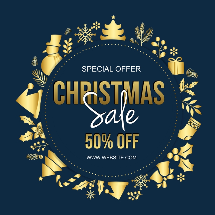 CHRISTMAS SALE EVENT Design Template | PosterMyWall