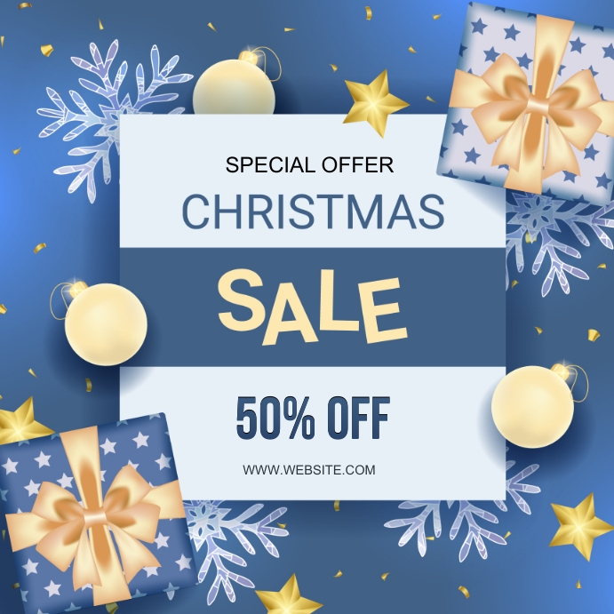 CHRISTMAS SALE EVENT Design Template | PosterMyWall