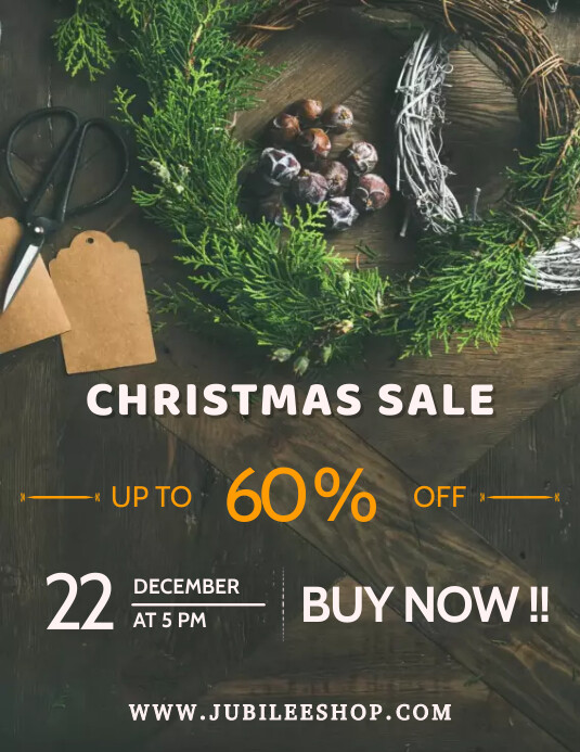 Christmas Sale Flyer Template | PosterMyWall