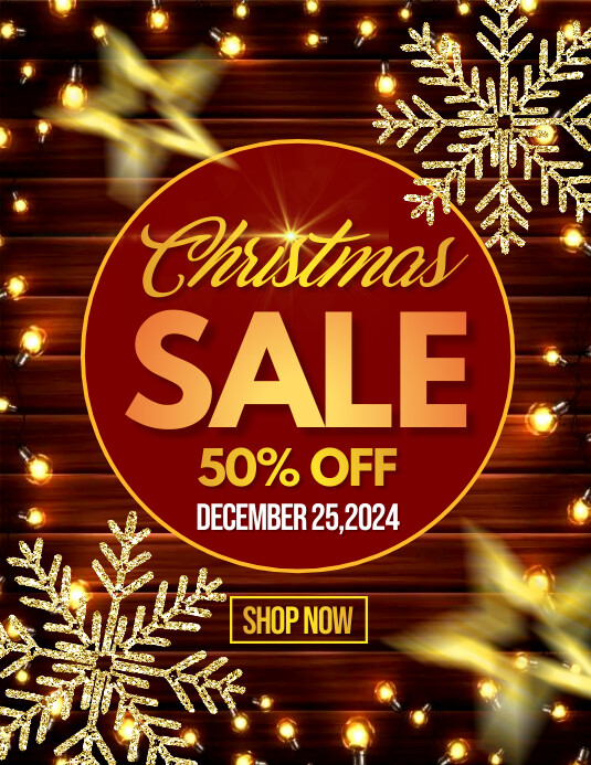 christmas sale flyer Template | PosterMyWall