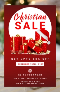 Christmas sales flyers Template | PosterMyWall
