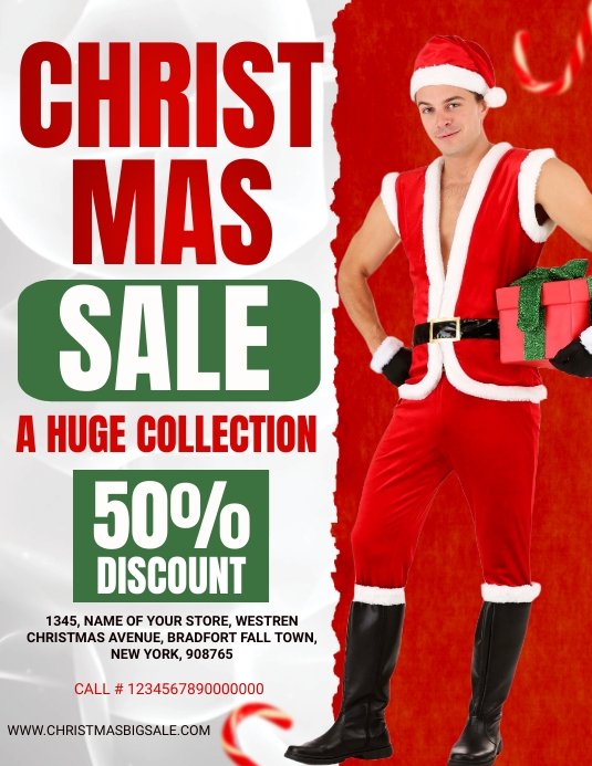 Christmas Sale Flyer Template | PosterMyWall