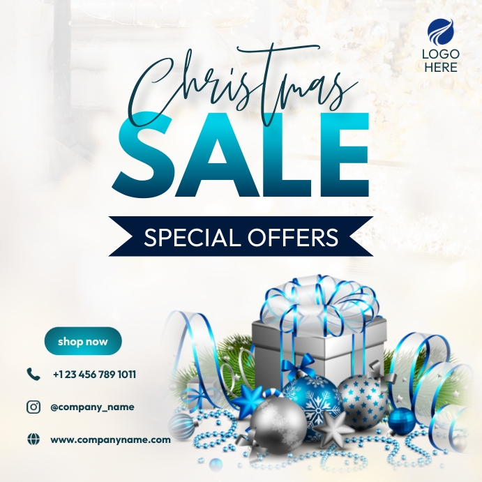 Christmas Sale Flyer Template | PosterMyWall
