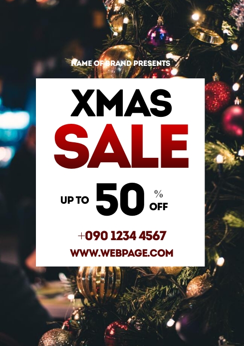CHRISTMAS SALE FLYER Template | PosterMyWall