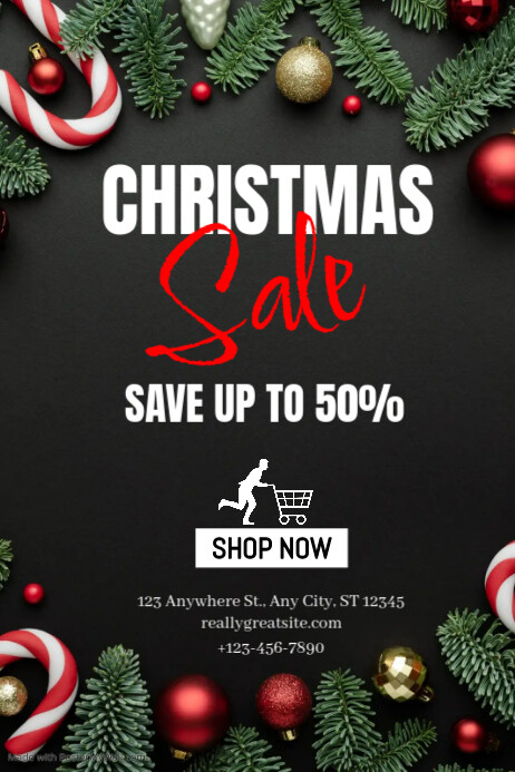 Christmas Sale Flyer Template | PosterMyWall