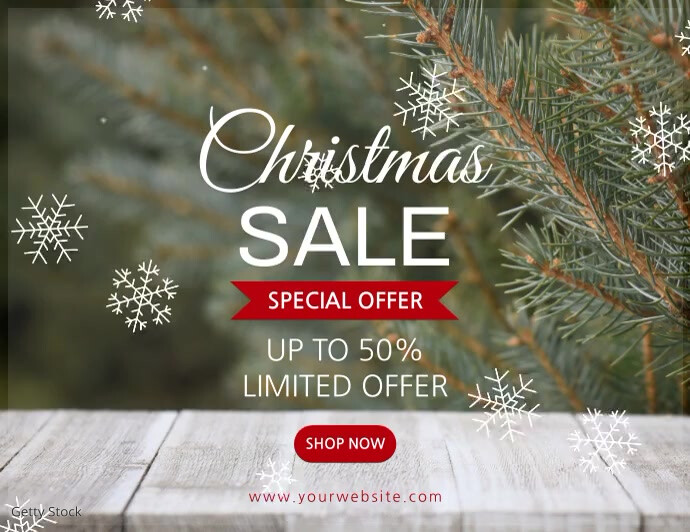 Christmas Sale Flyer Template | PosterMyWall