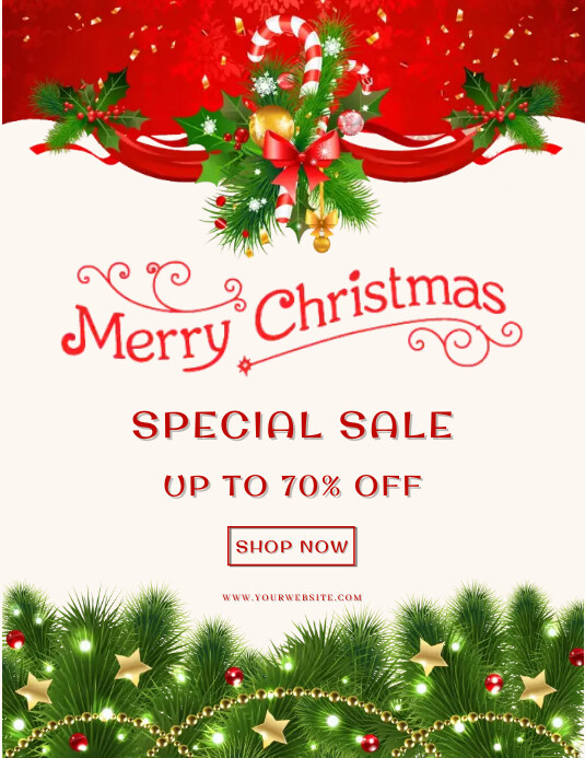Christmas Sale Flyer Template | PosterMyWall