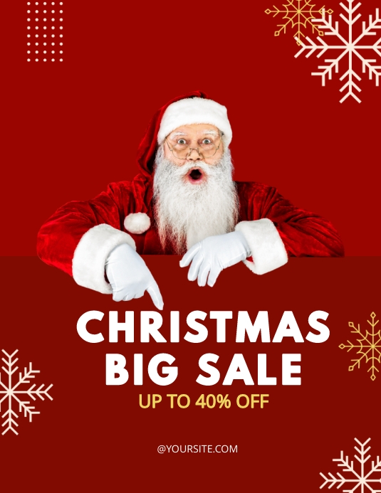 Christmas Sale Flyer template | PosterMyWall