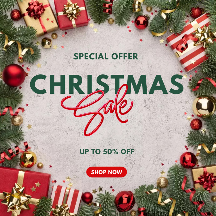 CHRISTMAS SALE FLYERS Template | PosterMyWall