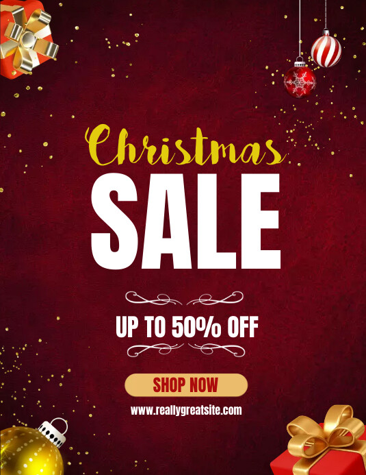 CHRISTMAS SALE FLYERS Template | PosterMyWall