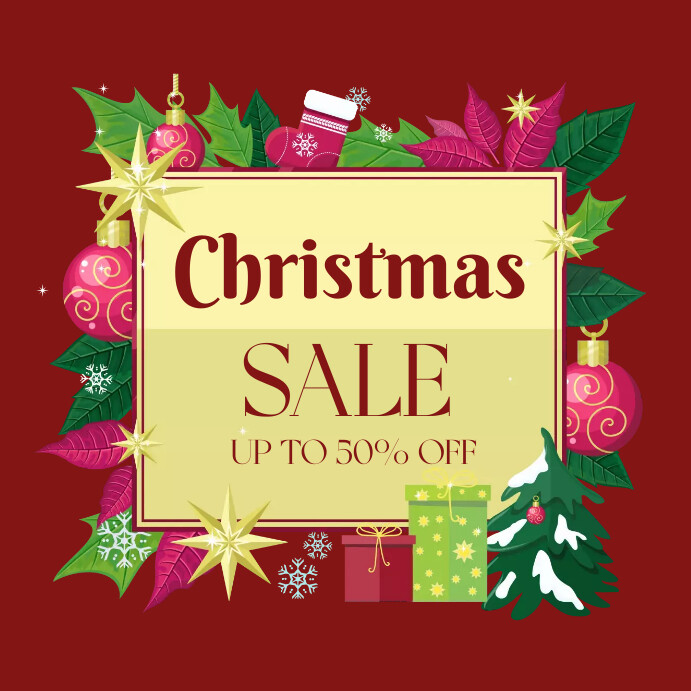 CHRISTMAS SALE FLYERS Template | PosterMyWall