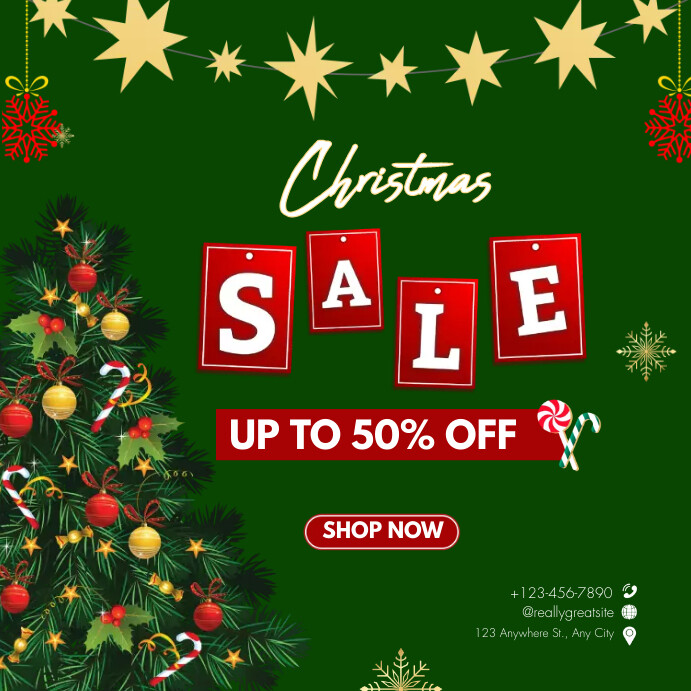 CHRISTMAS SALE FLYERS Template | PosterMyWall