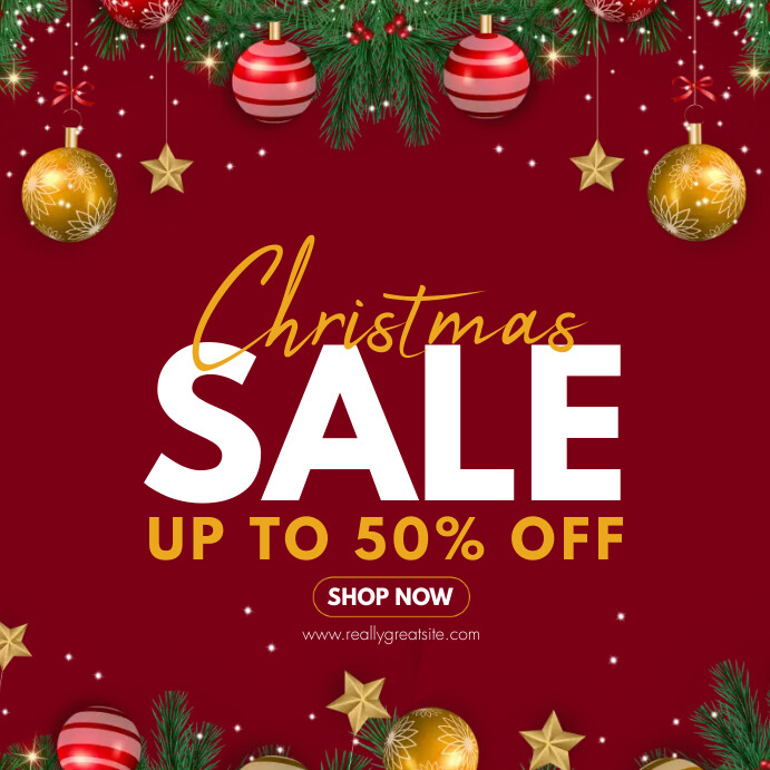 CHRISTMAS SALE FLYERS Template | PosterMyWall