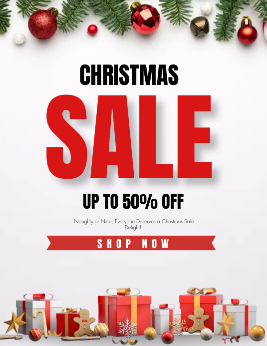 CHRISTMAS SALE FLYERS Template | PosterMyWall