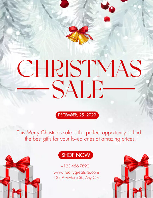 CHRISTMAS SALE FLYERS Template | PosterMyWall