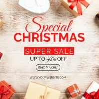 Christmas Sale Instagram Post Template | PosterMyWall