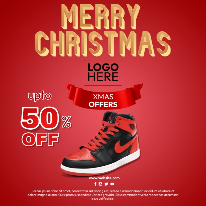 Christmas Sale Offer Template | PosterMyWall