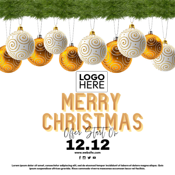 Christmas Sale Offer Template | PosterMyWall