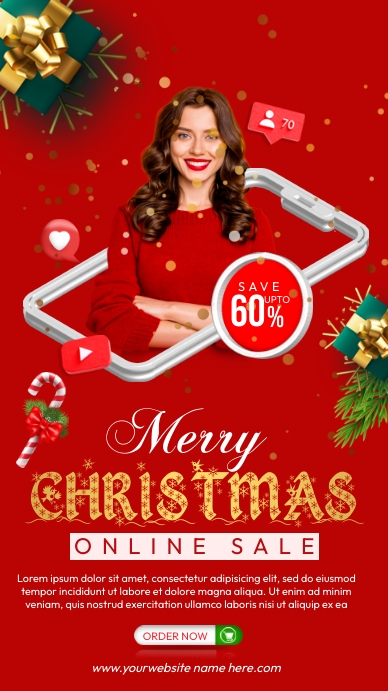 Christmas Sale Offer Template | PosterMyWall