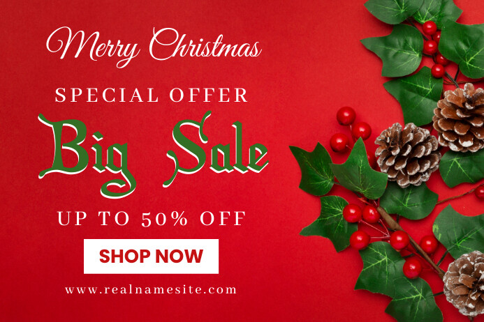 Christmas Sale Poster Template | PosterMyWall