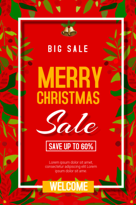 Christmas Sale Poster Template | PosterMyWall