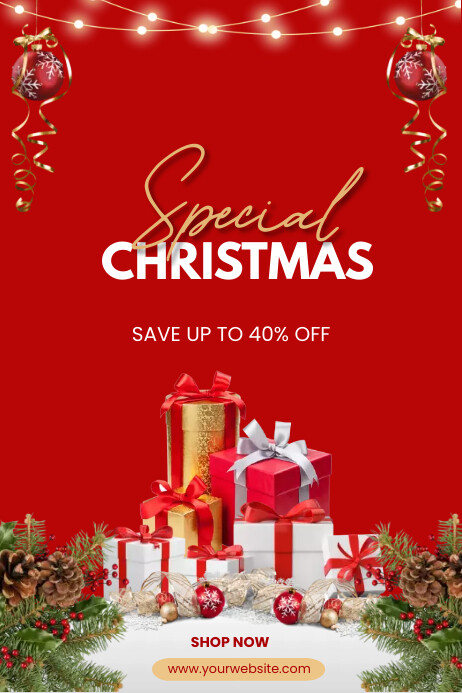 christmas sale poster Template | PosterMyWall