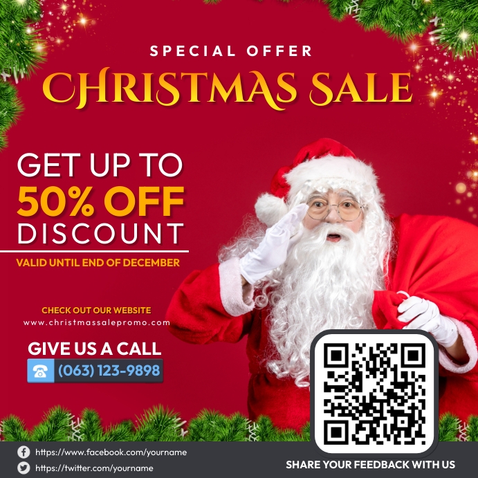 Copy of Christmas Sale Promo | PosterMyWall