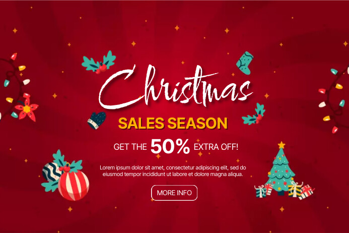Christmas Sale Season Template | PosterMyWall