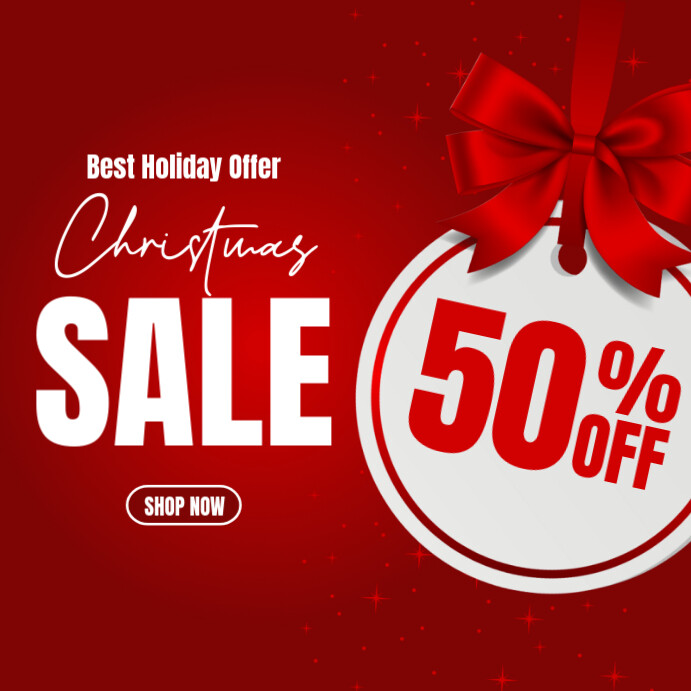 Christmas Sale Template | PosterMyWall