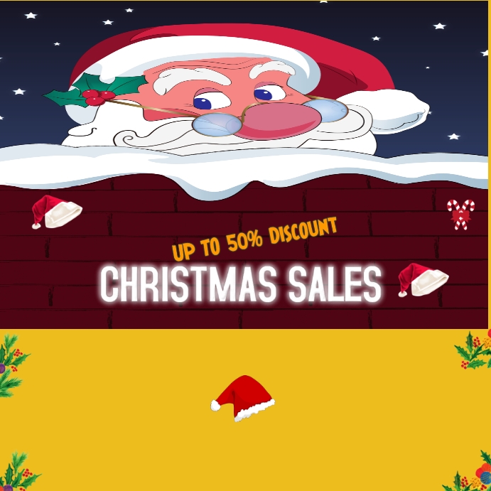Copy of CHRISTMAS SALES , December sales | PosterMyWall