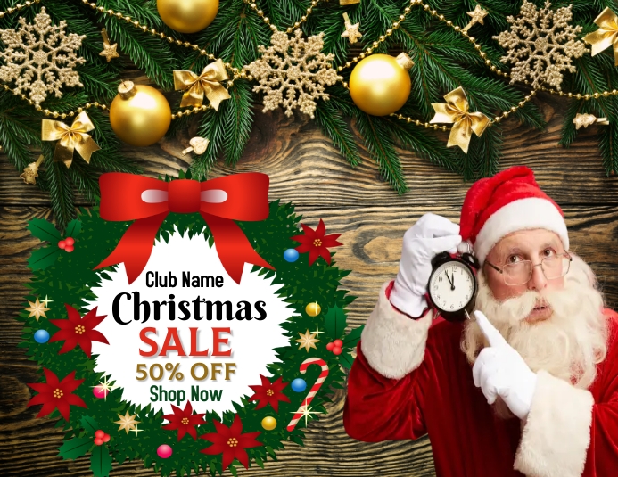 Christmas Sales Template | PosterMyWall